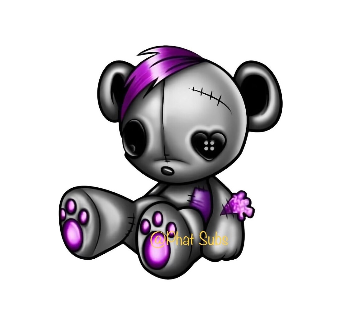 Voodoo Teddy Bear PNG Gray Bear PNG Doll PNG Voodoo Toy - Etsy UK