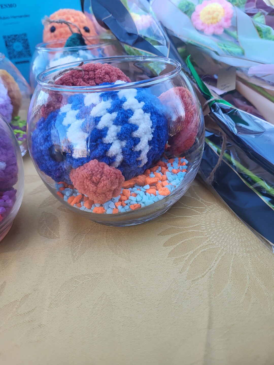 Crochet Fish With Bowl - Etsy