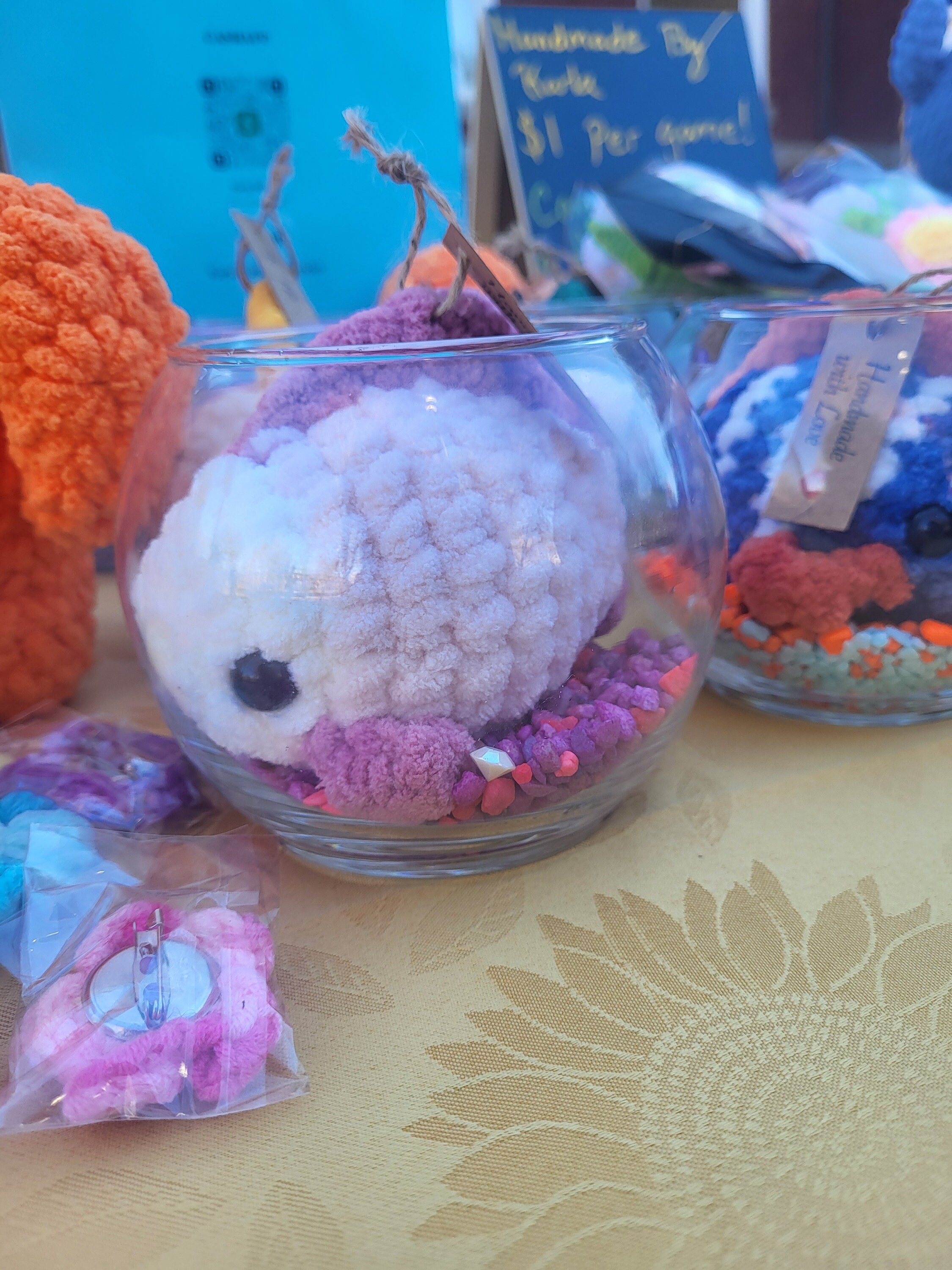 Crochet Fish With Bowl - Etsy