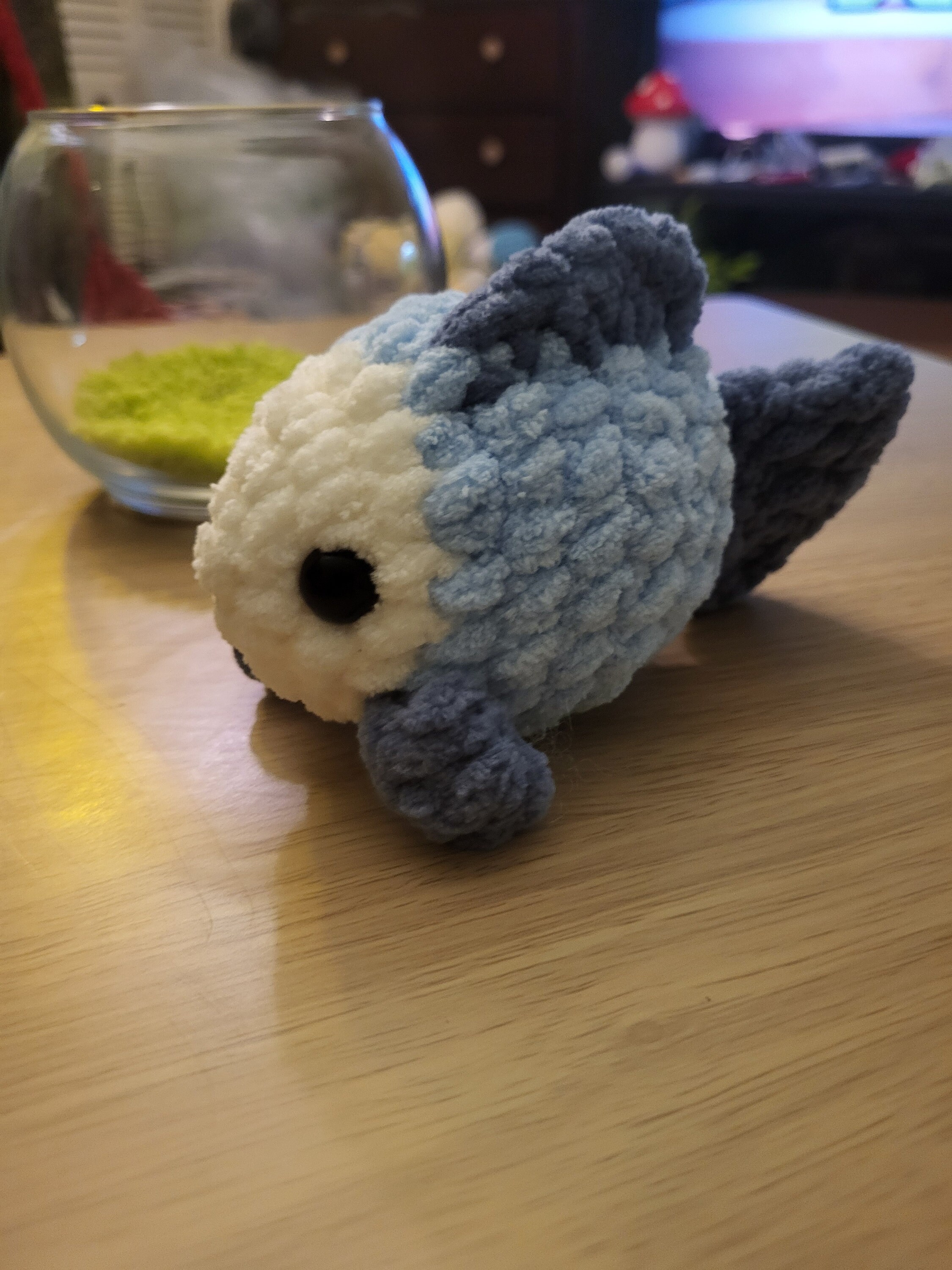 Crochet Fish With Bowl - Etsy