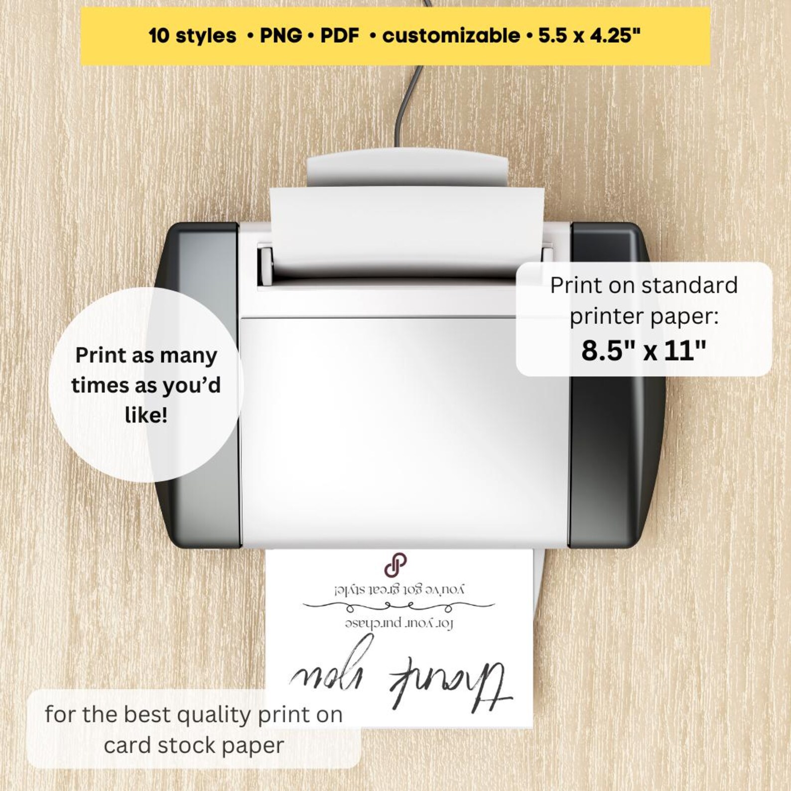 Poshmark Thank You Card, Poshmark Thank, Poshmark Printables, Poshmark ...