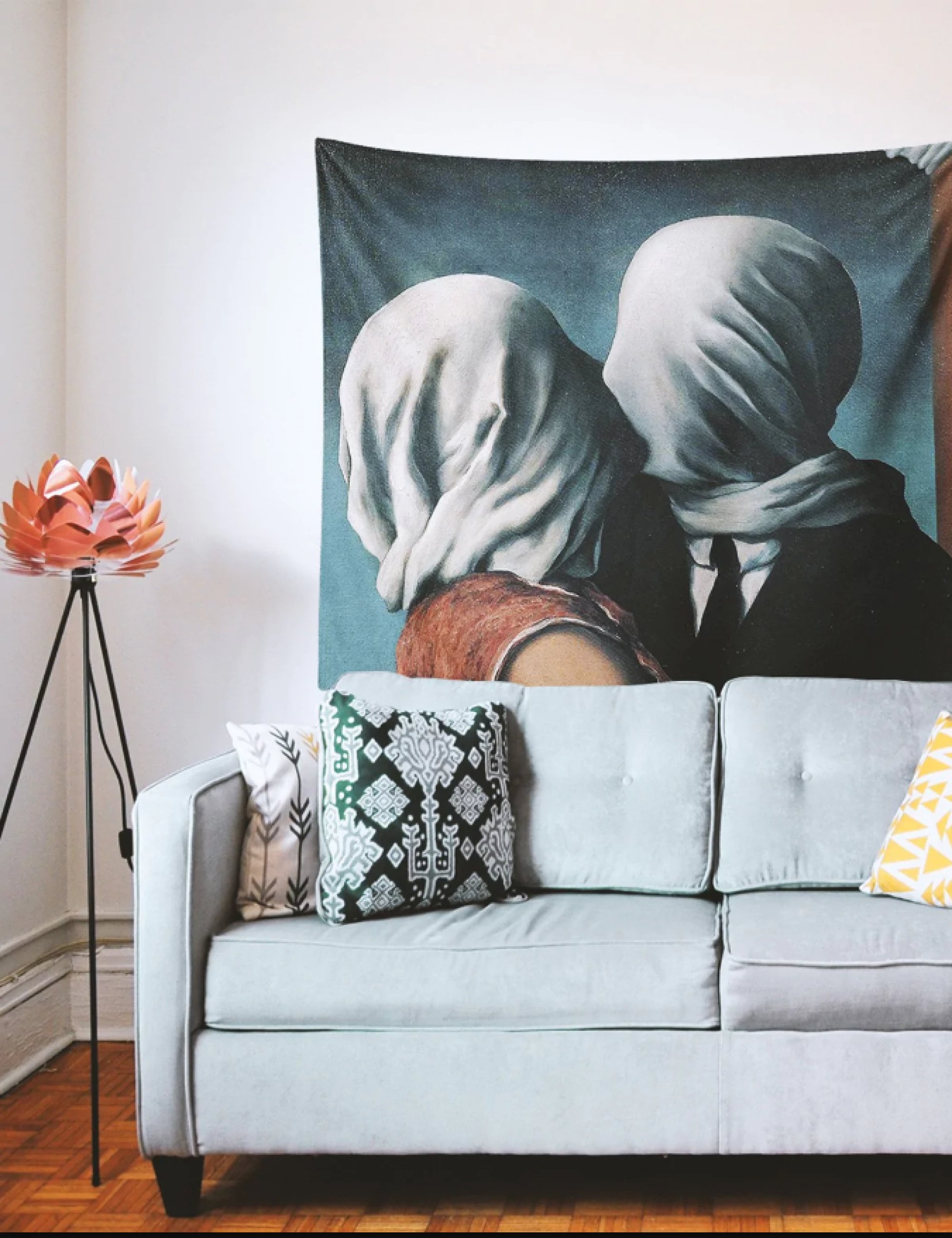 Rene Magritte the Lovers Wall Hanging-lovers Wall Decor Room - Etsy