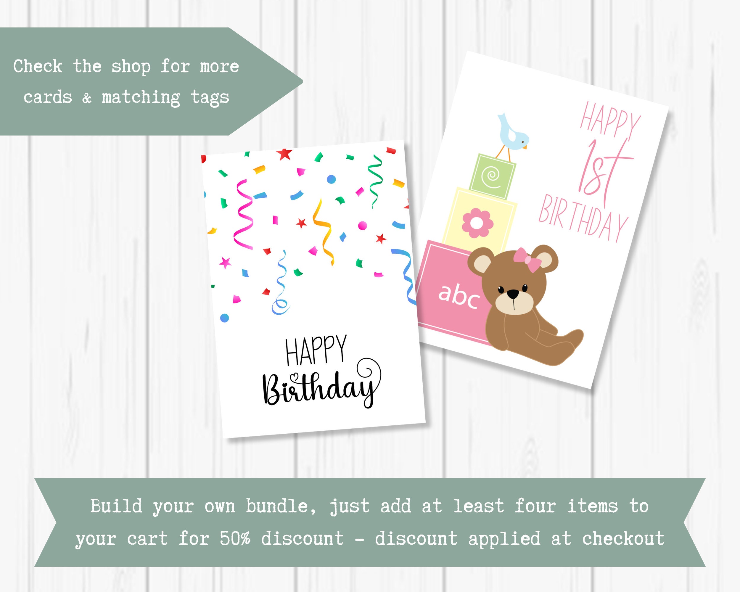 Printable Baking Birthday Card Instant Card Bake off - Etsy Finland