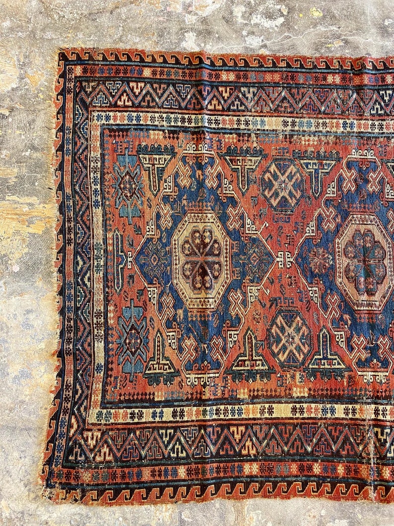 4.11x6.8 RARE Collectors Primitive Soumac C1890 - Etsy