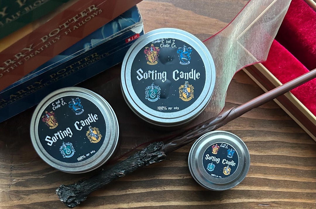 CLEAN Hogwarts Sorting Candle Butterbeer Scent Candzcandleco. - Etsy