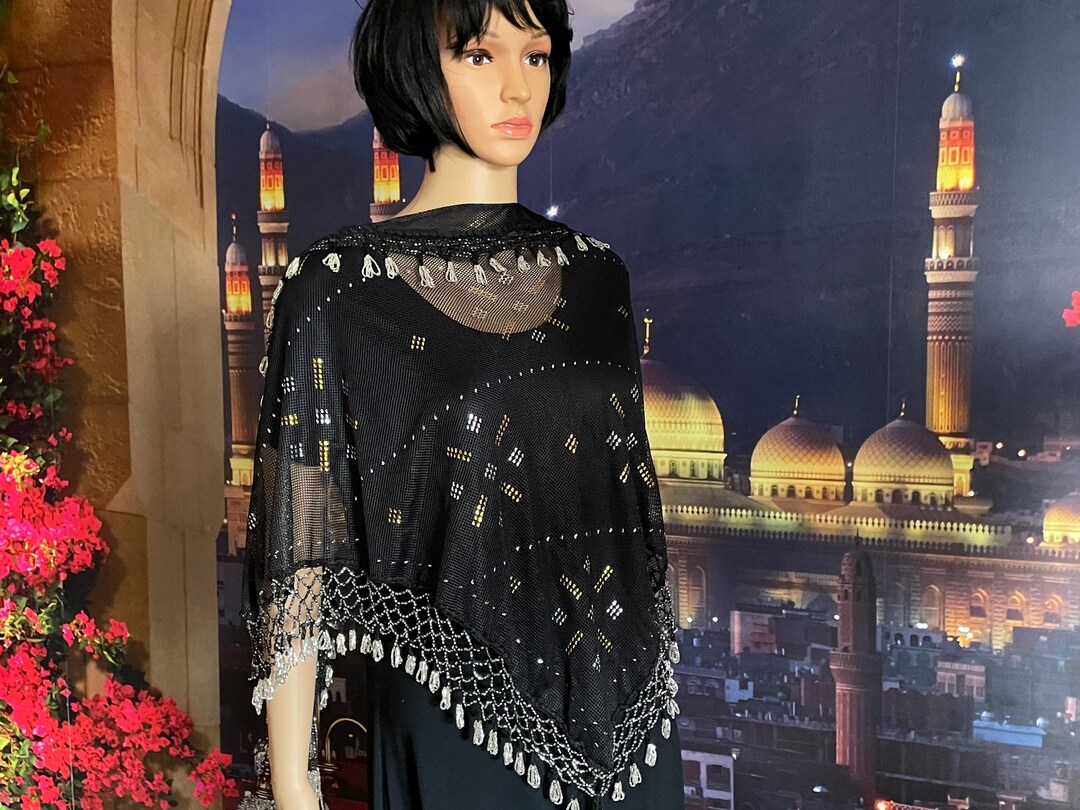 Deluxe Egyptian Assuit Silver and GOLD With SILVER Beads Hipscarf ...