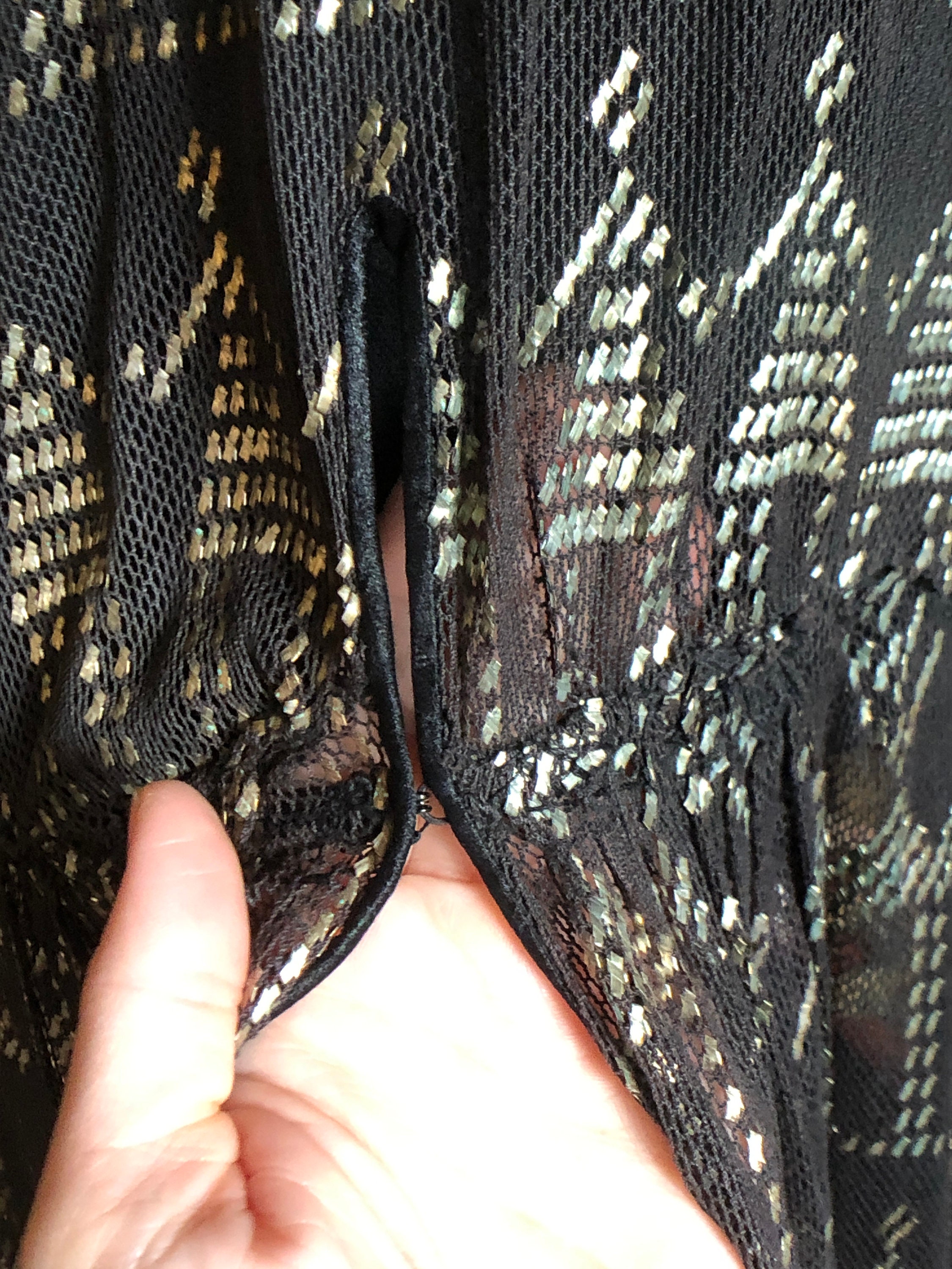 Black Vintage Egyptian Assuit Dress 1920's Flapper - Etsy