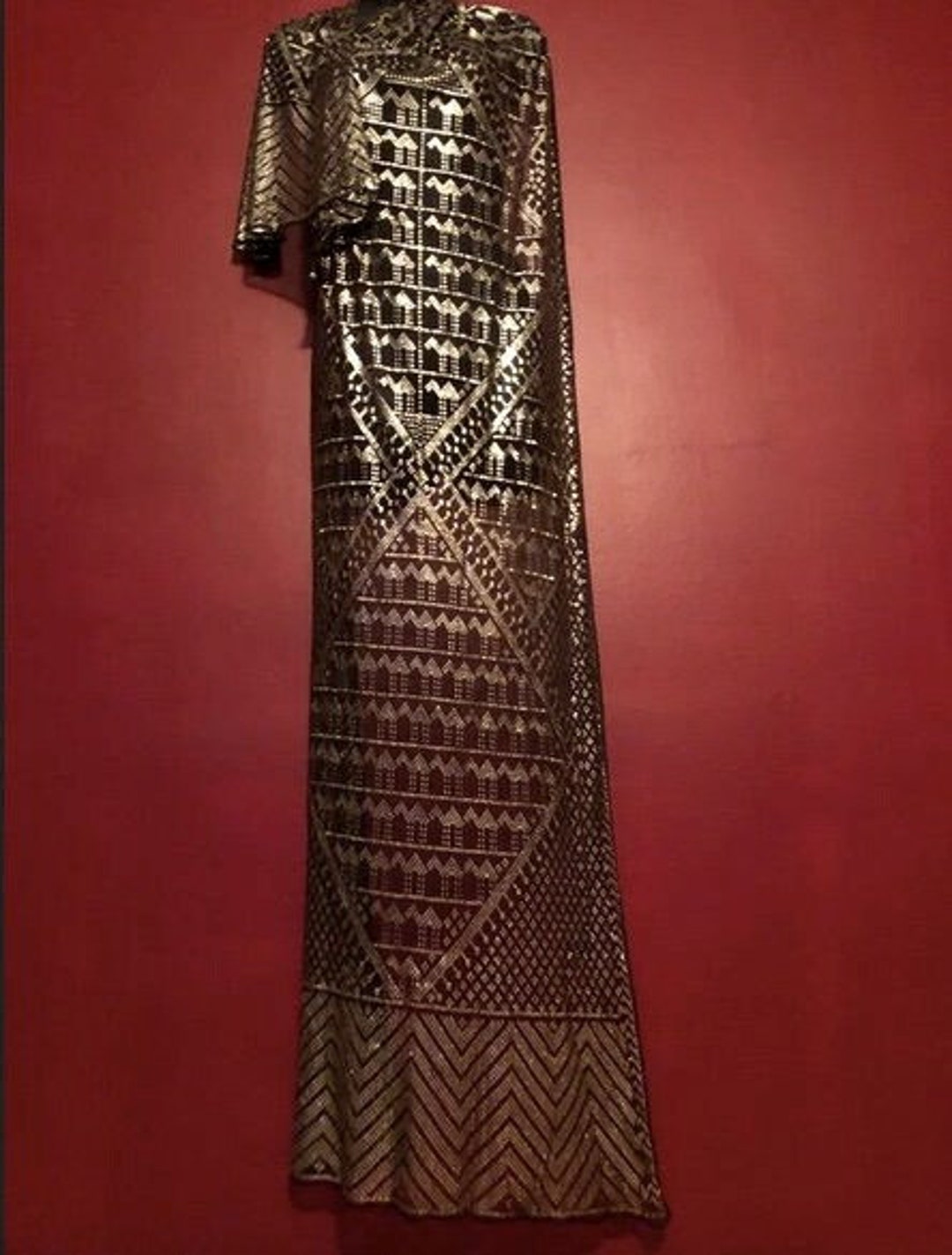 200 Camels Egyptian Vintage Assuit Shawl 1930 Egyptian Revival/ Heavy ...