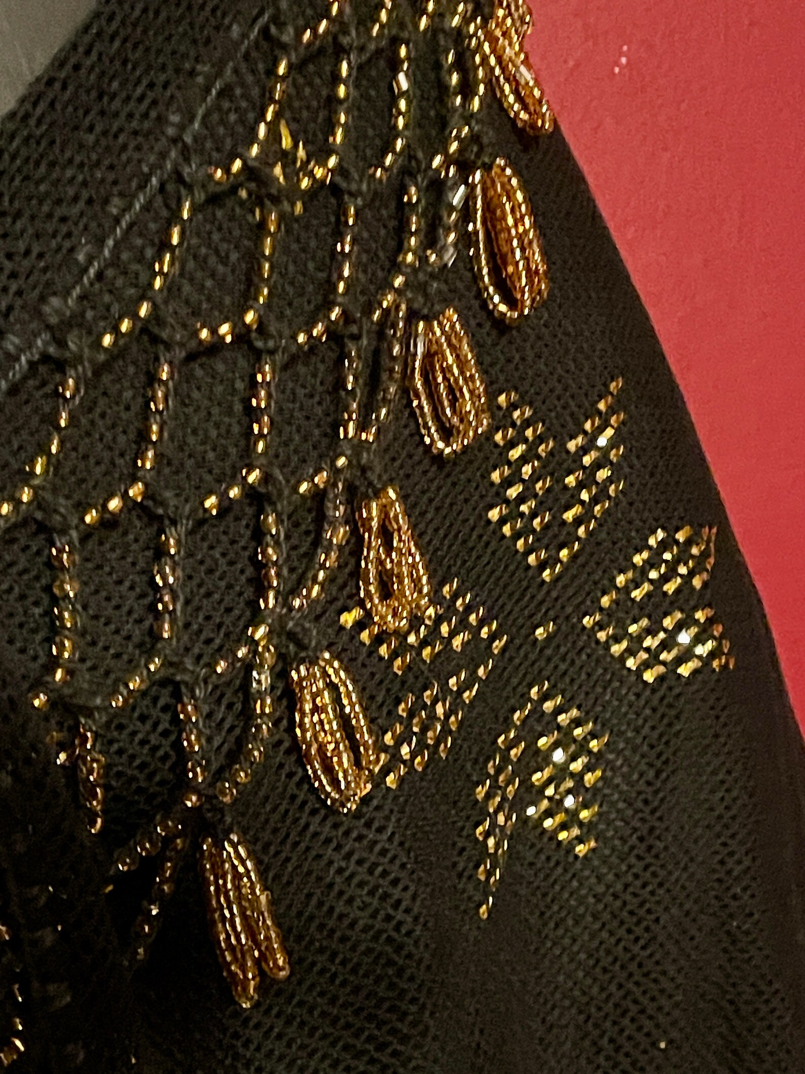 Gold Egyptian Assuit Beaded Hip Scarf Bellydance Hip Scarf - Etsy