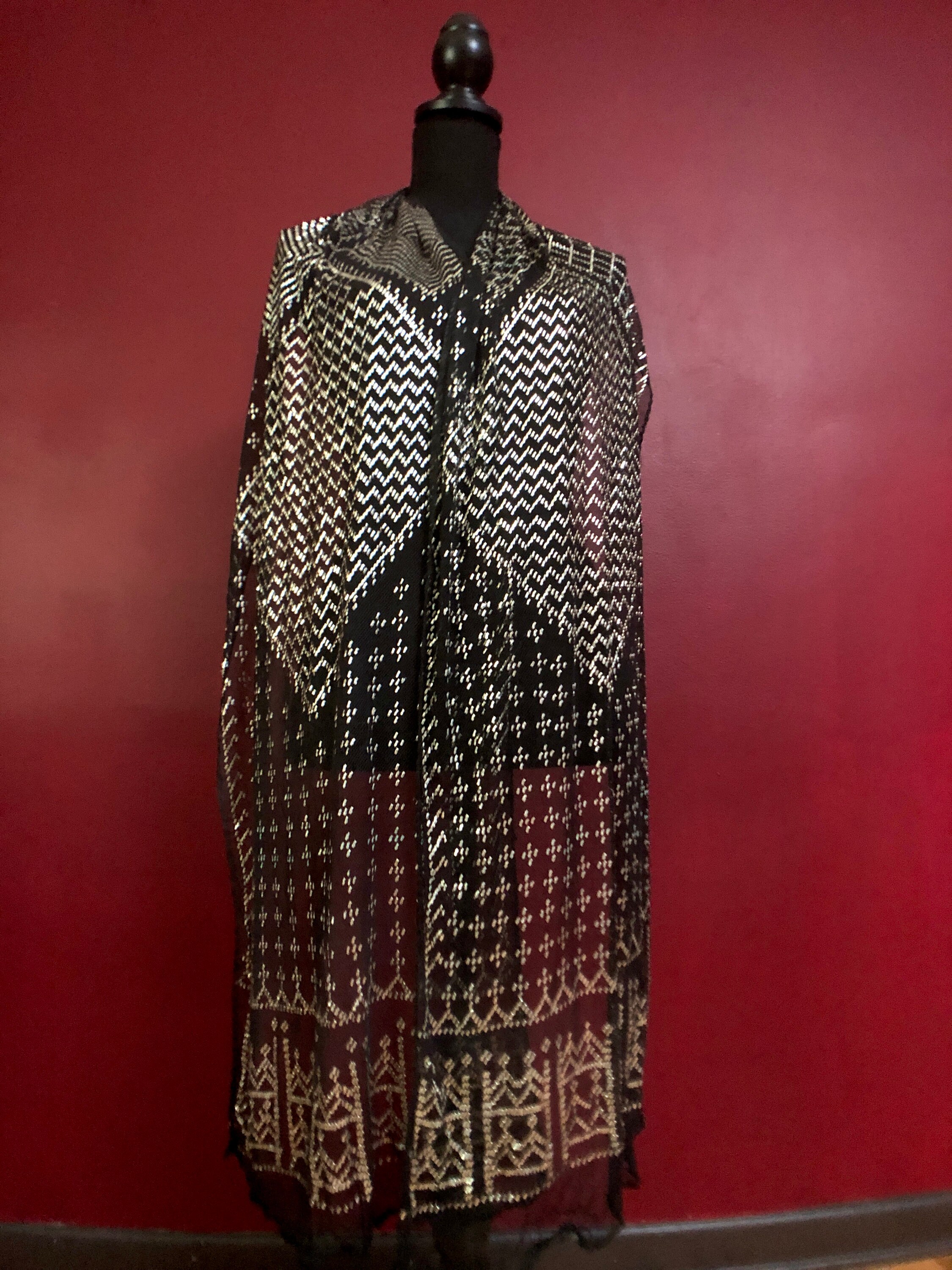 Gorgeous Egyptian VINTAGE Assuit Shawl Bellydance Assuit Egyptian ...