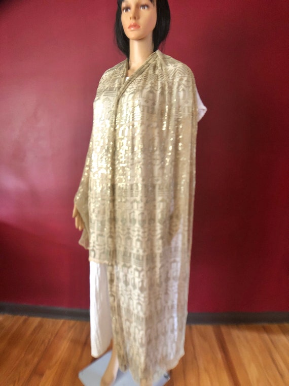 Ultimate Wedding Vintage Egyptian Assuit Ecru with st… - Gem