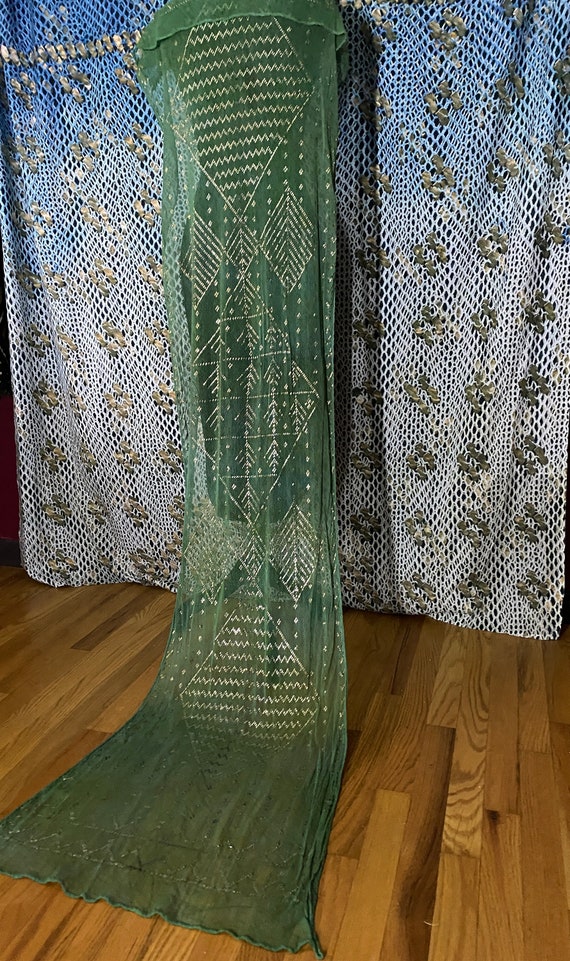 Jade Vintage Egyptian Assuit 1920's Bellydance Assuit… - Gem