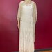 1920's Cream VINTAGE Egyptian ASSUIT W/silver UNIQUE Patterns ...