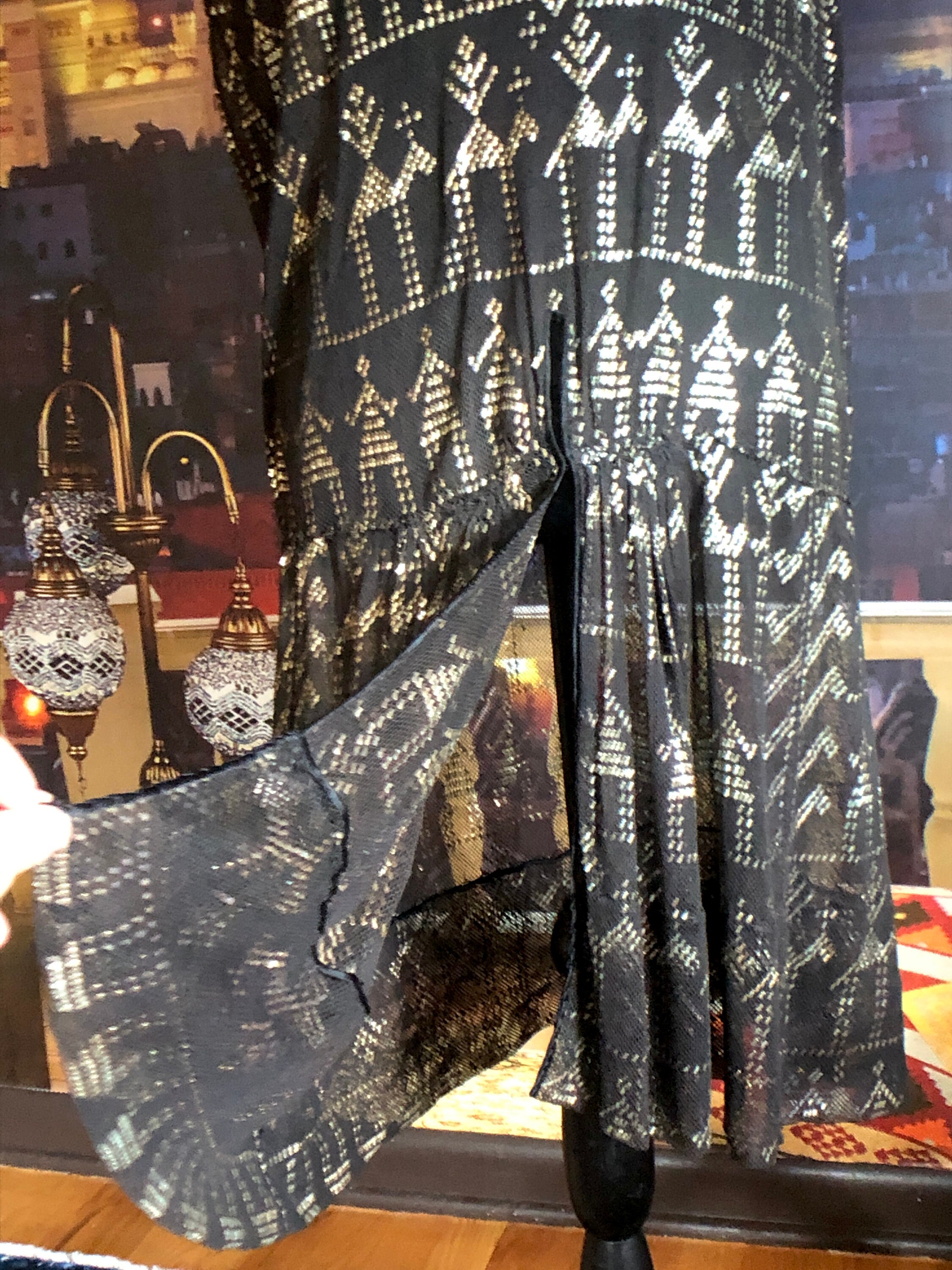 Black Vintage Egyptian Assuit Dress 1920's Flapper - Etsy