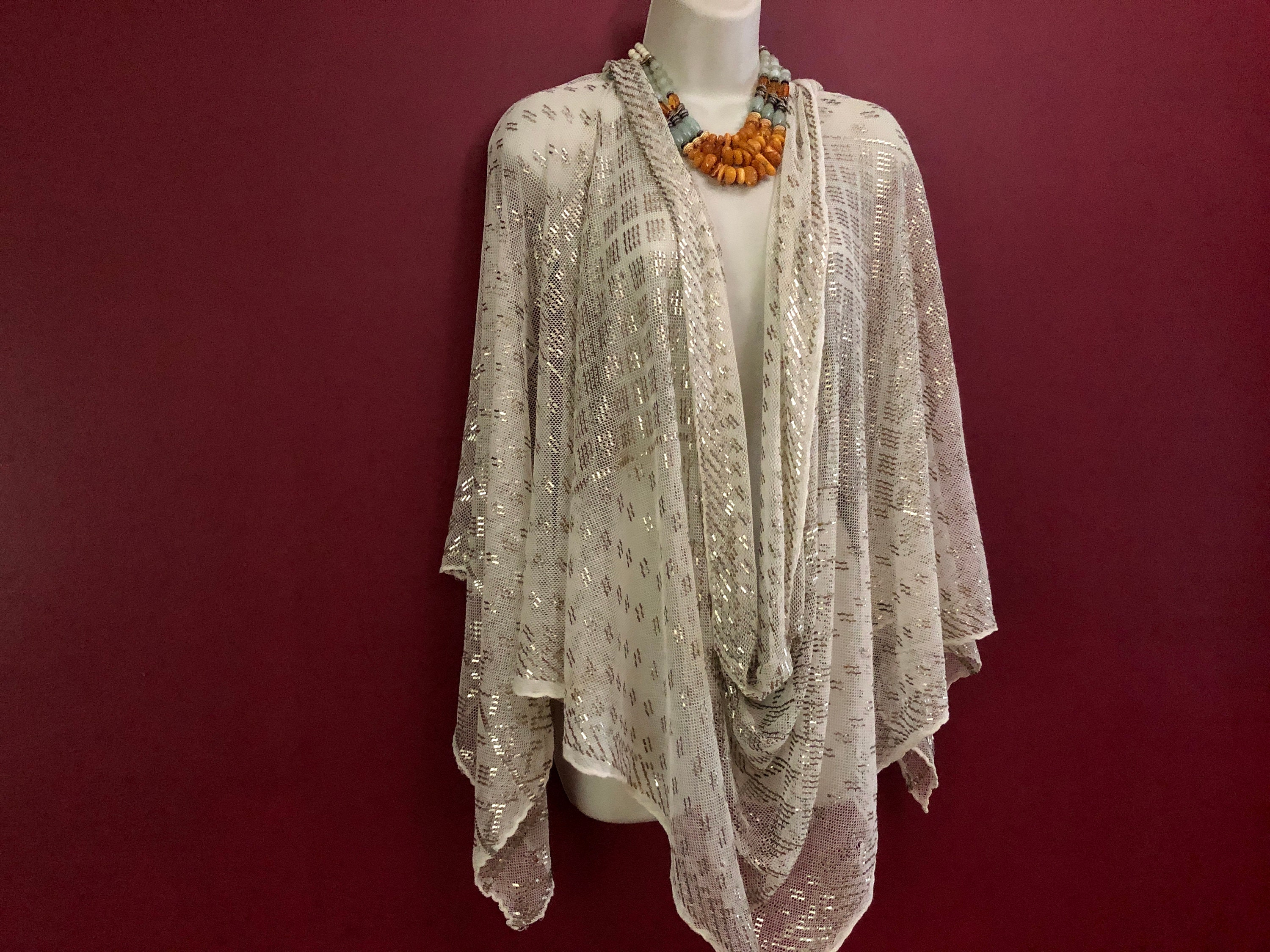 Ivory Egyptian Vintage Assuit Wedding Shawl 1920's With - Etsy