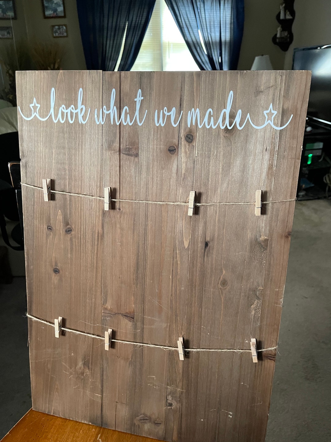 Large look What I Made Sign - Etsy