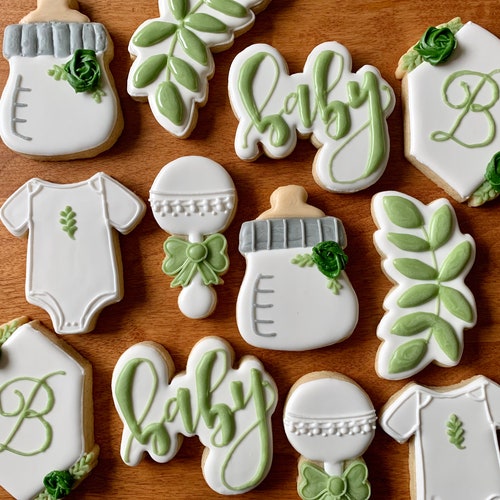 Neutral Baby Shower Cookies - Etsy