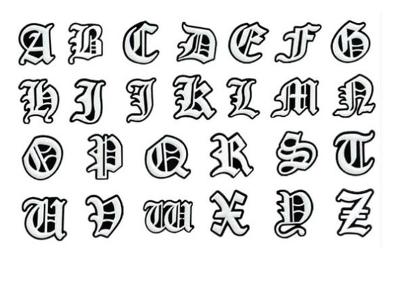Old English Letters A Z