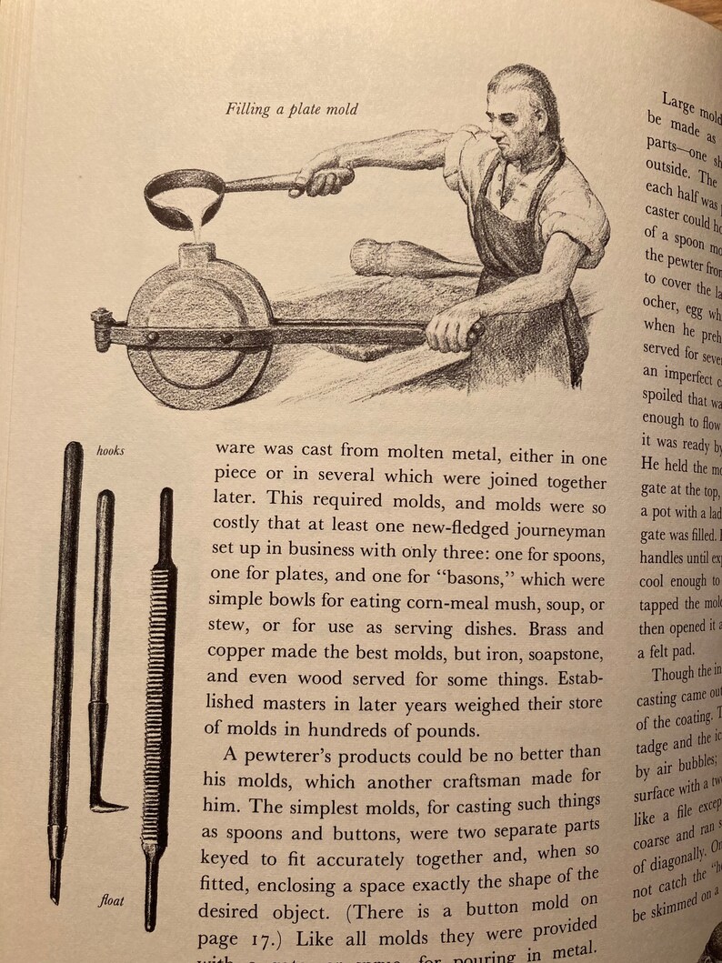 The Colonial Craftsmen Edwin Tunis 1965 First Edition - Etsy