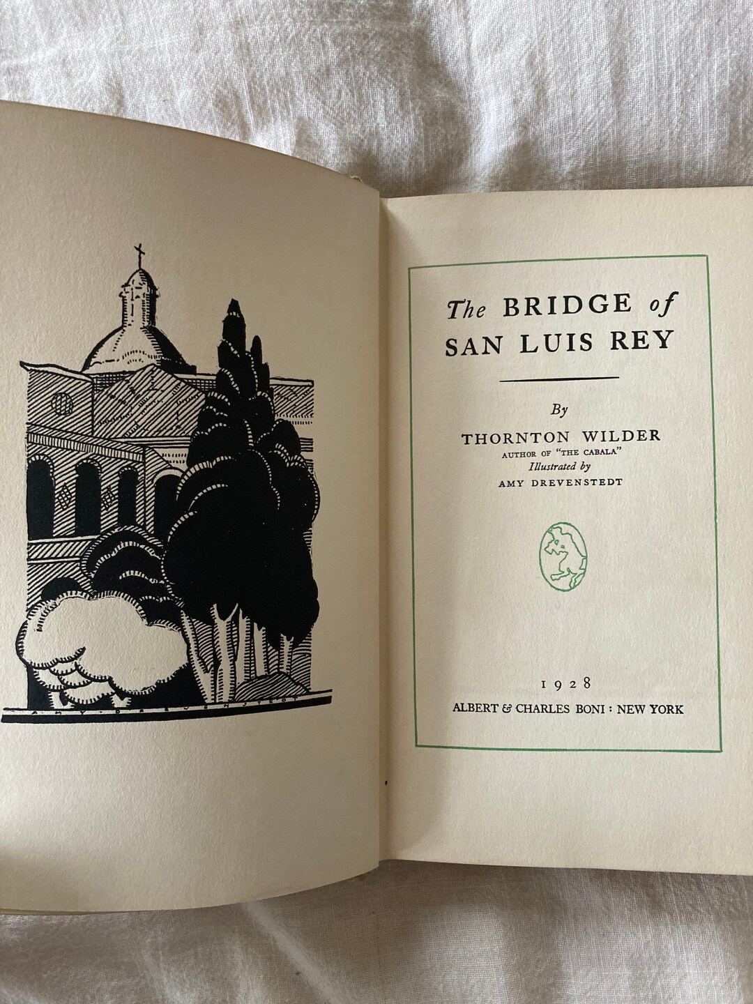 The Bridge of San Luis Rey, 1928 - Etsy