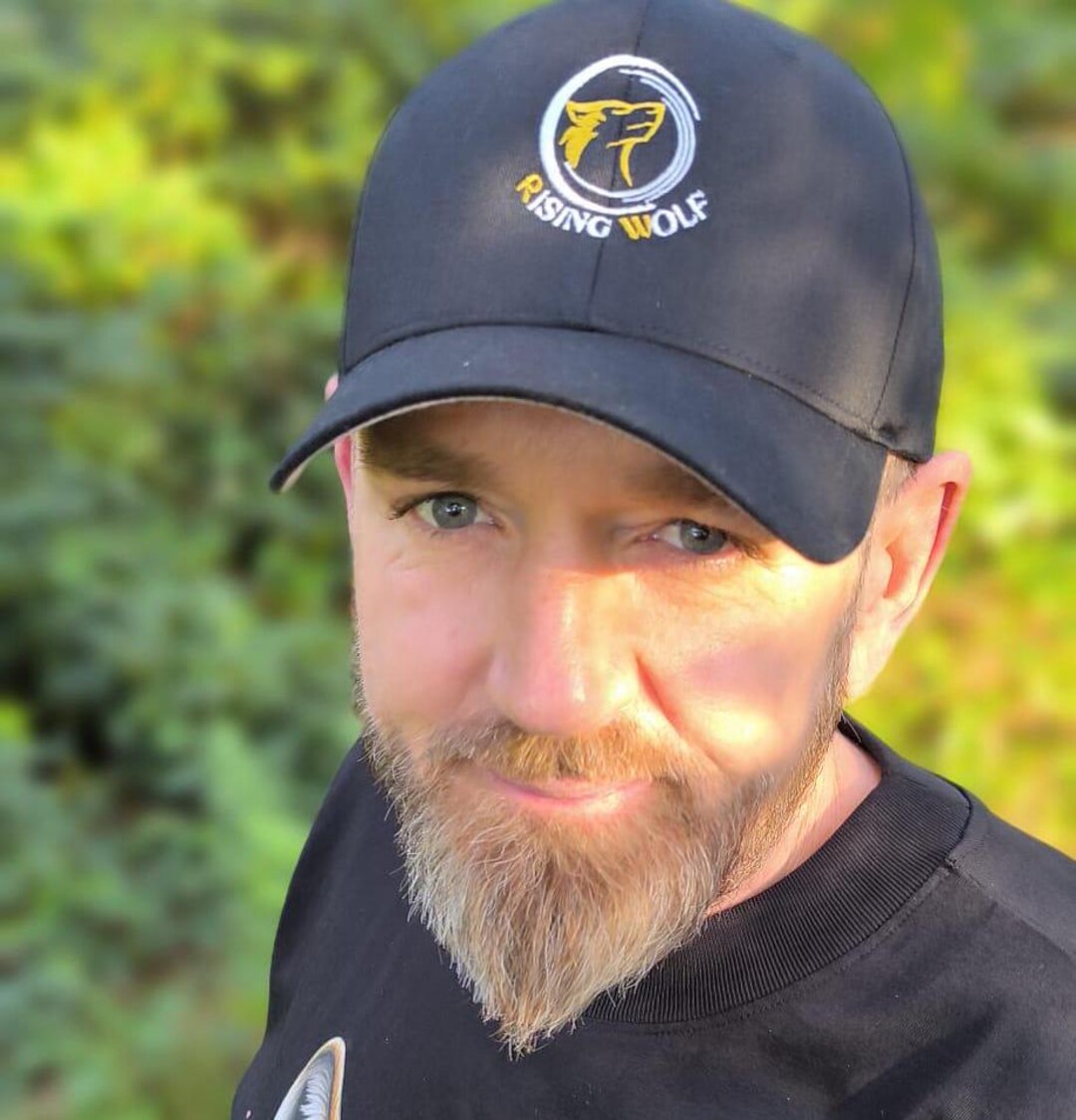 Wolf Embroidered Logo Cap With Wolf Cup, Wolf Cup, Wolf Lover Gift - Etsy