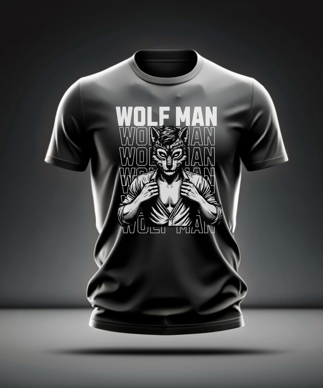 Wolf Men T-shirt, Wolf Pack Tee, Alpha Wolf Shirt - Men's Fitted Gift ...