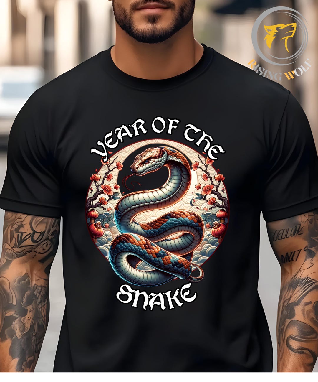 Wooden Snake Year T-shirt | Chinese Zodiac Tee & Lunar New Year 2025 ...