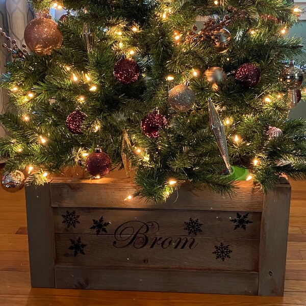 Christmas Tree Box - Etsy