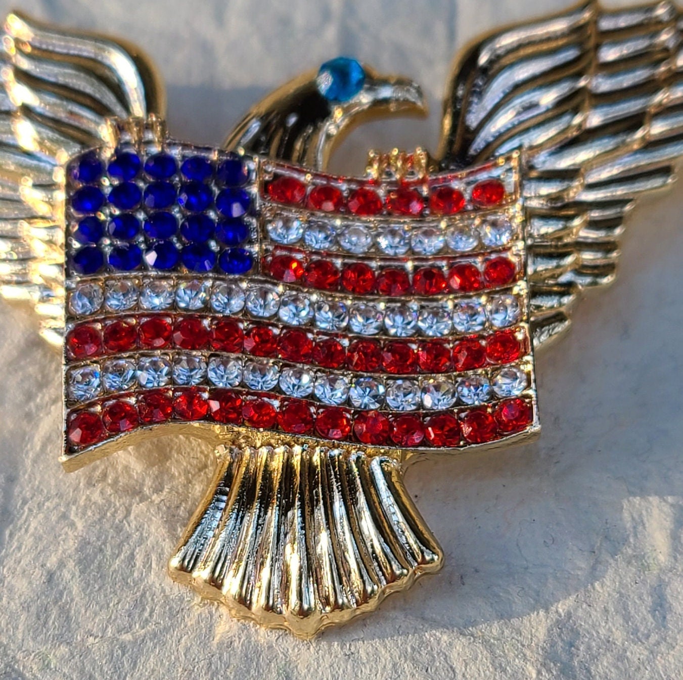 America Eagle America Flag-america Great Again republican Brooch ...