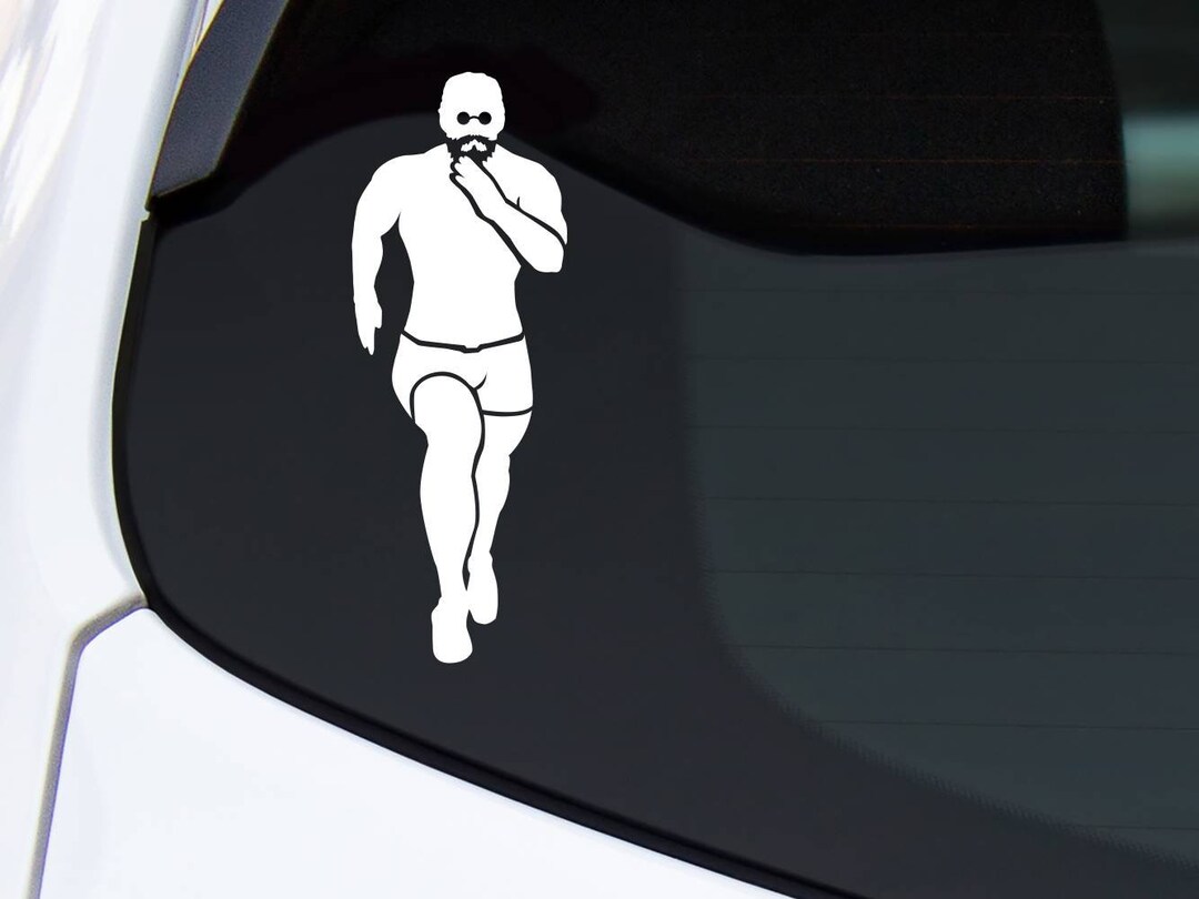 Godbert Manderville | Hildibrand's Dad Running Vinyl Decal - Etsy