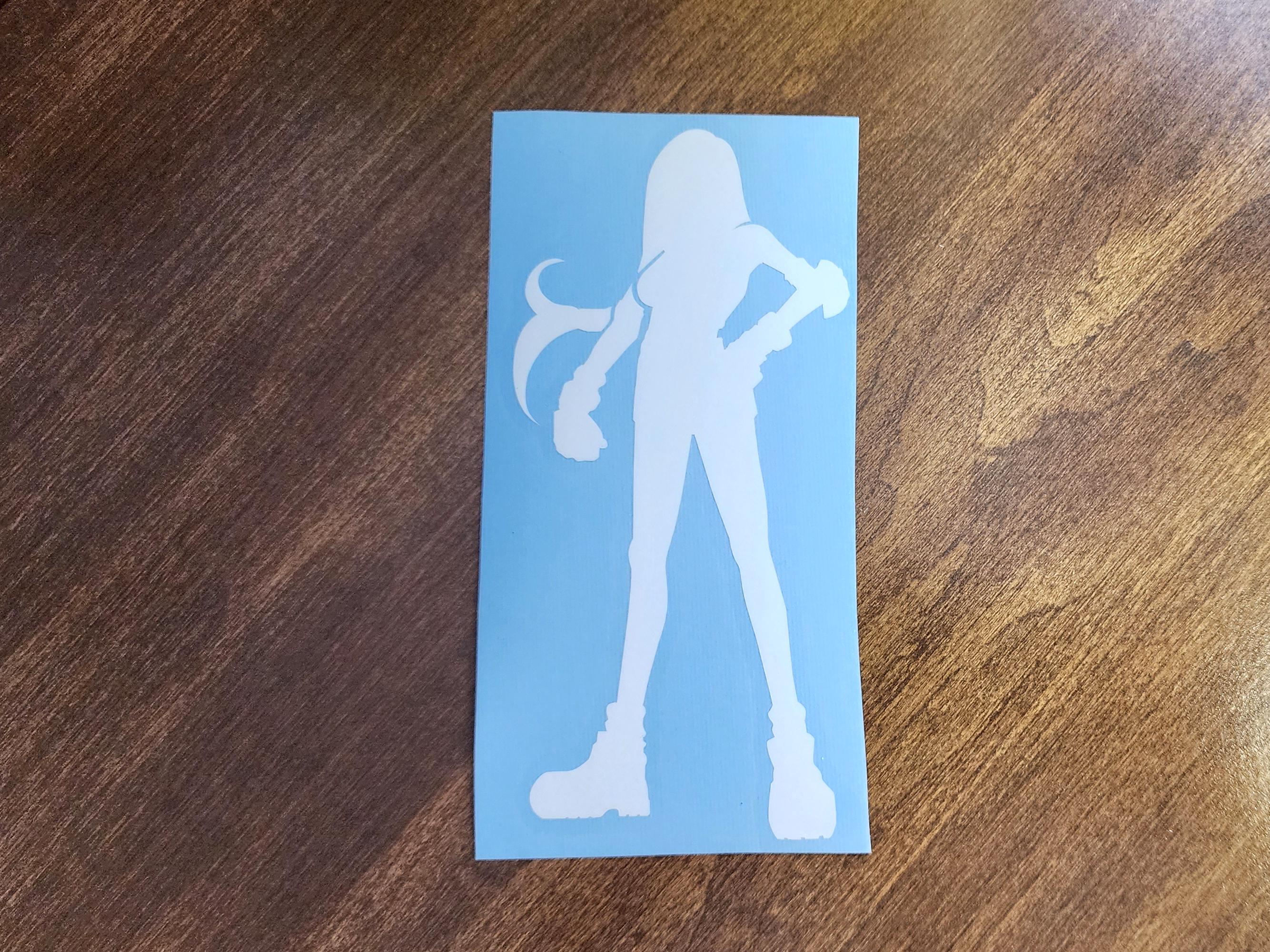 Retro Tifa Lockheart Vinyl Decal - Etsy