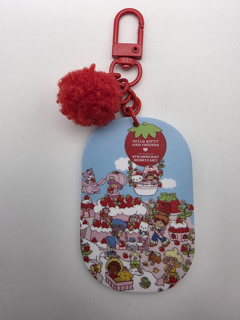 Vintage Berry Girl and Friends Aesthetic Keychain | Character Keychains ...