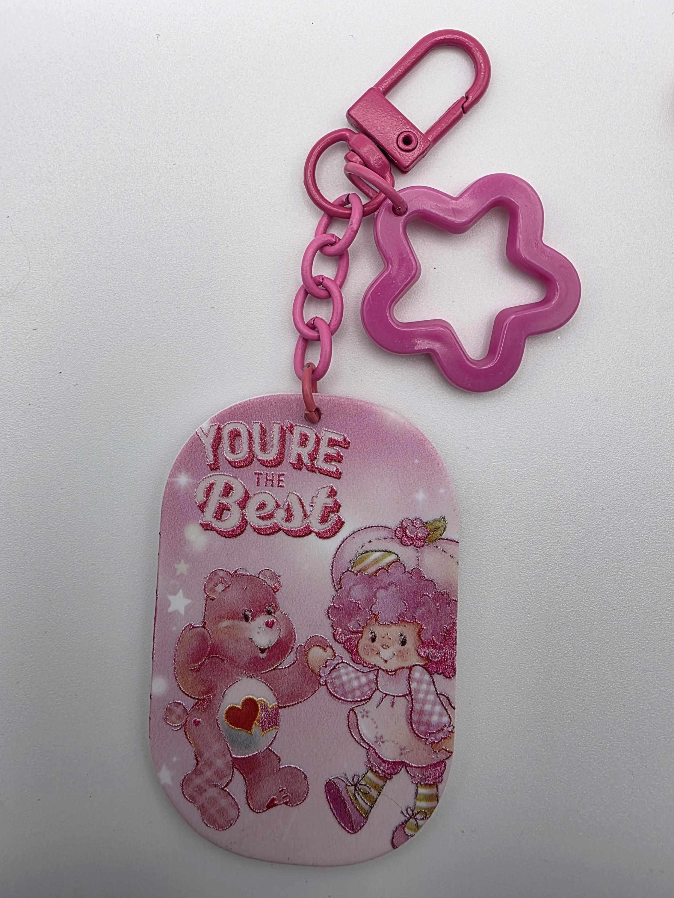 Vintage Berry Girl and Friends Aesthetic Keychain | Character Keychains ...