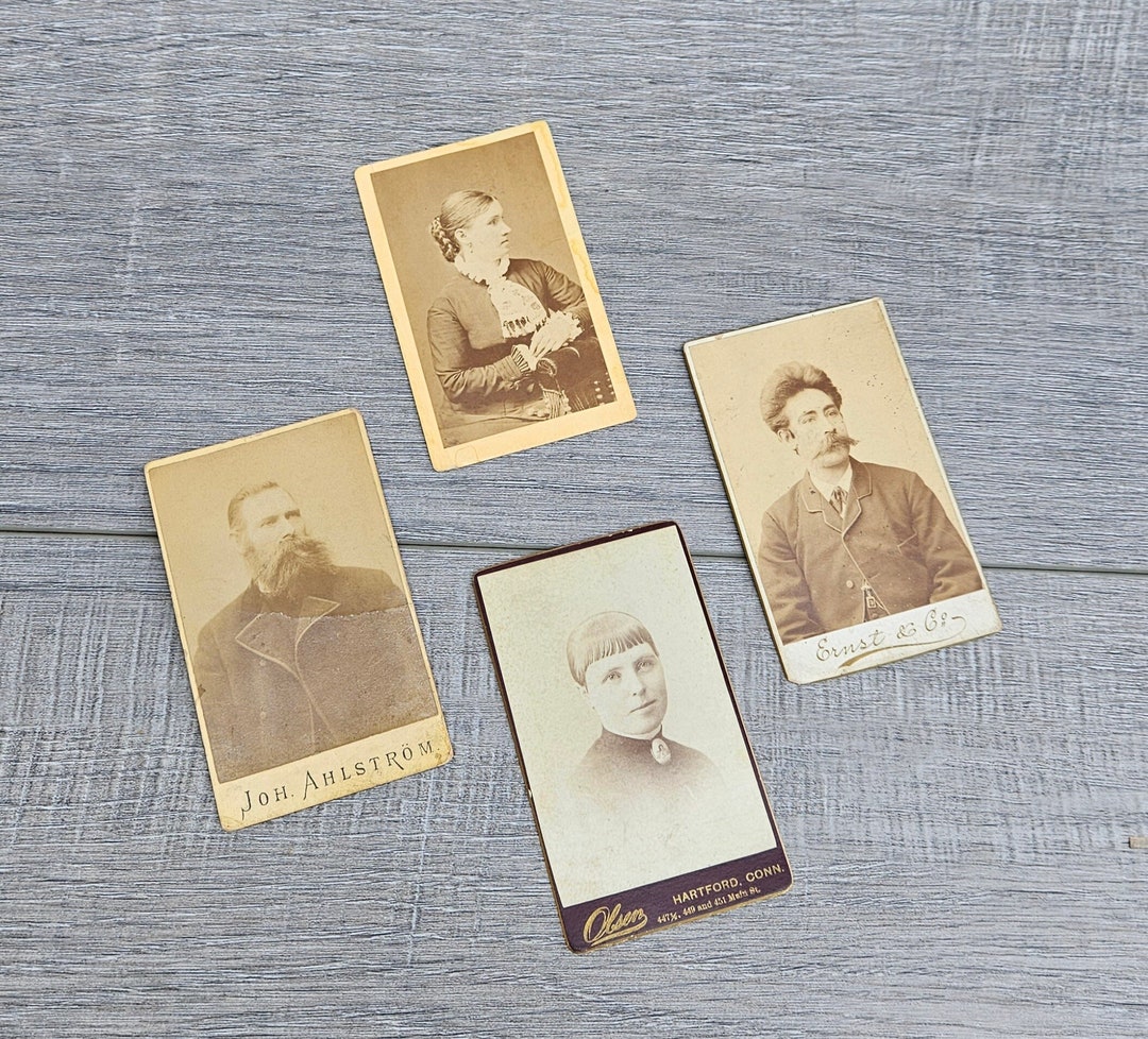 Victorian Style Cabinet Cards Photo Studio Cards Set of - Etsy