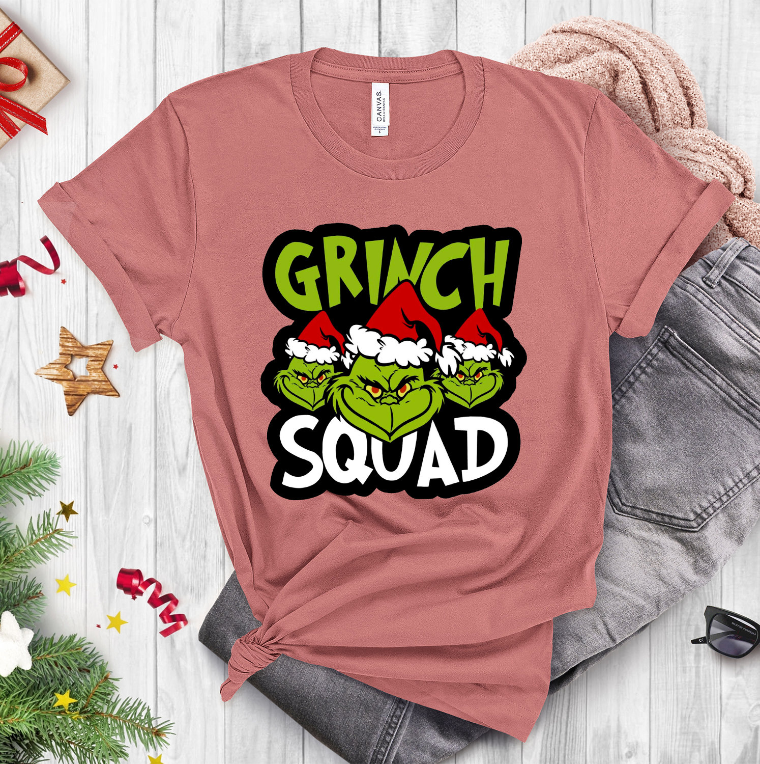Grinch Squad Shirt, Grinch Family Shirt, Christmas Grinch Shirt ...