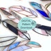 Stained Glass Feather Patterns X 6 // Beginner Glass Pattern - SIX Easy ...