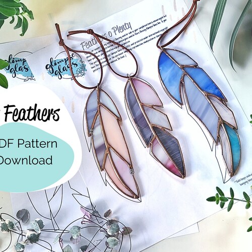 Digital Stained Glass Pattern for Download Moon - Etsy