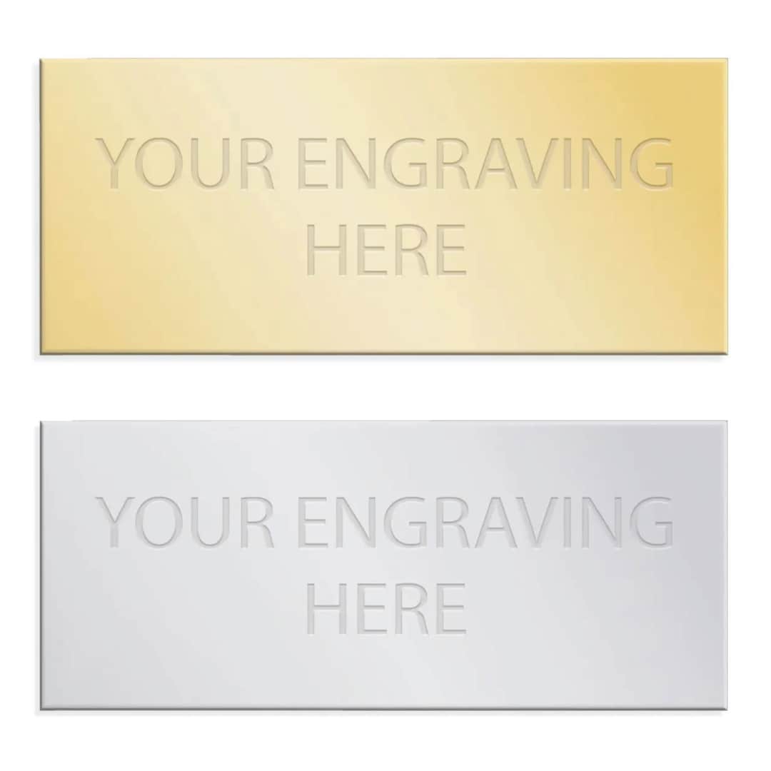 Personalised Engraved Metal Trophy Plate, Metal Engraved Plate ...