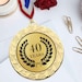 Gold Music Singing Medal With Ribbon 45mm FREE ENGRAVING & DELIVERY - Etsy