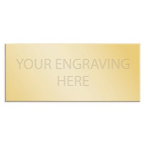 Personalised Engraved Metal Trophy Plate, Metal Engraved Plate ...