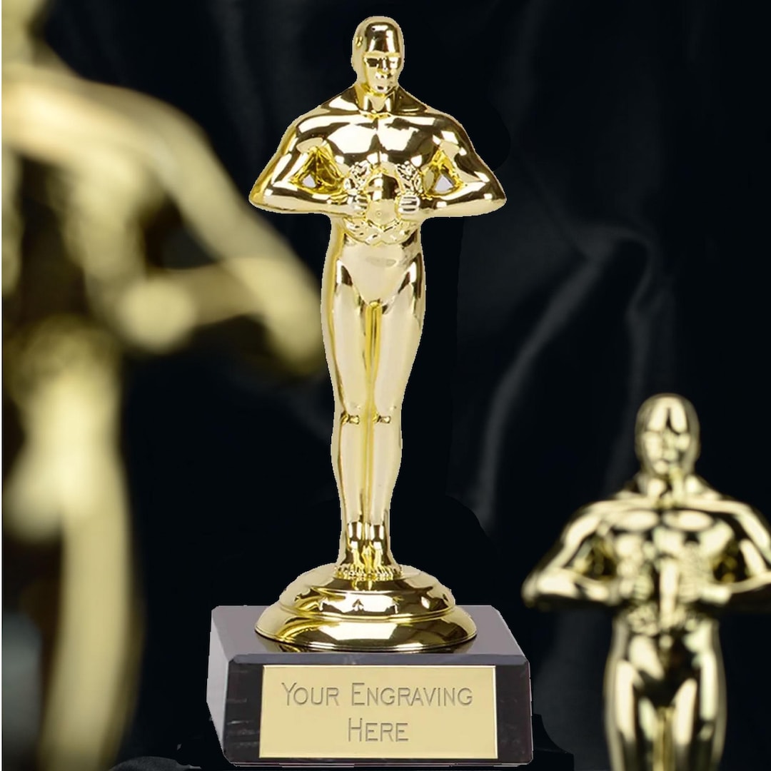 Personalised Engraved Oscars Award 4 Sizes *FREE ENGRAVING ...