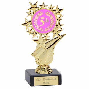 Gold Star 1st 2nd 3rd 4th 5th 6th Place Winner Well Done Trophy Award ...