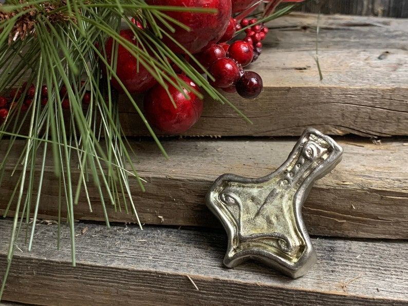 Mjolnir-thor's Hammer Lapel Pin/personal Totem - Etsy
