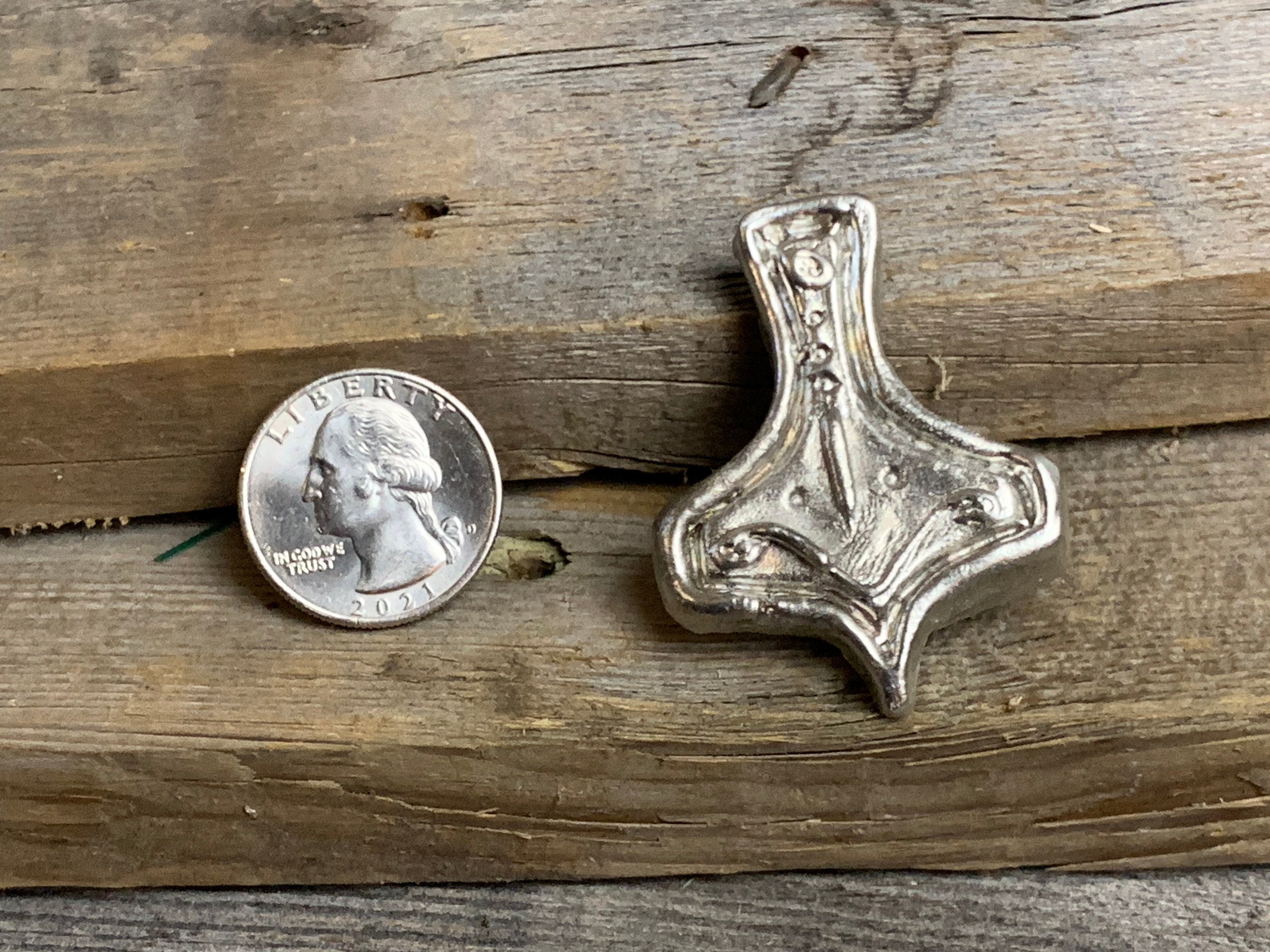 Mjolnir-thor's Hammer Lapel Pin/personal Totem - Etsy