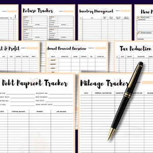 Crochet Business Planner Template, Order Form, Invoice, Tracker, Custom ...