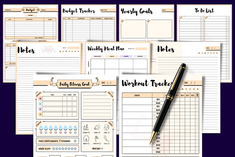 Crochet Business Planner Template, Order Form, Invoice, Tracker, Custom ...