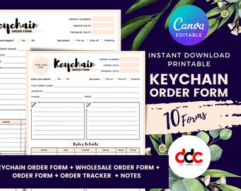 Keychain Order Form - Etsy