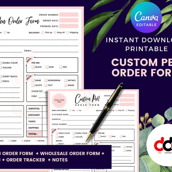Custom Order Form - Etsy