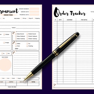 Ornament Order Form Template Custom Order Form Wholesale - Etsy