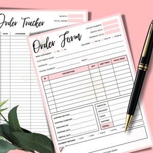 Custom Pen Order Form | Wholesale Order Form | Order Forms Template ...